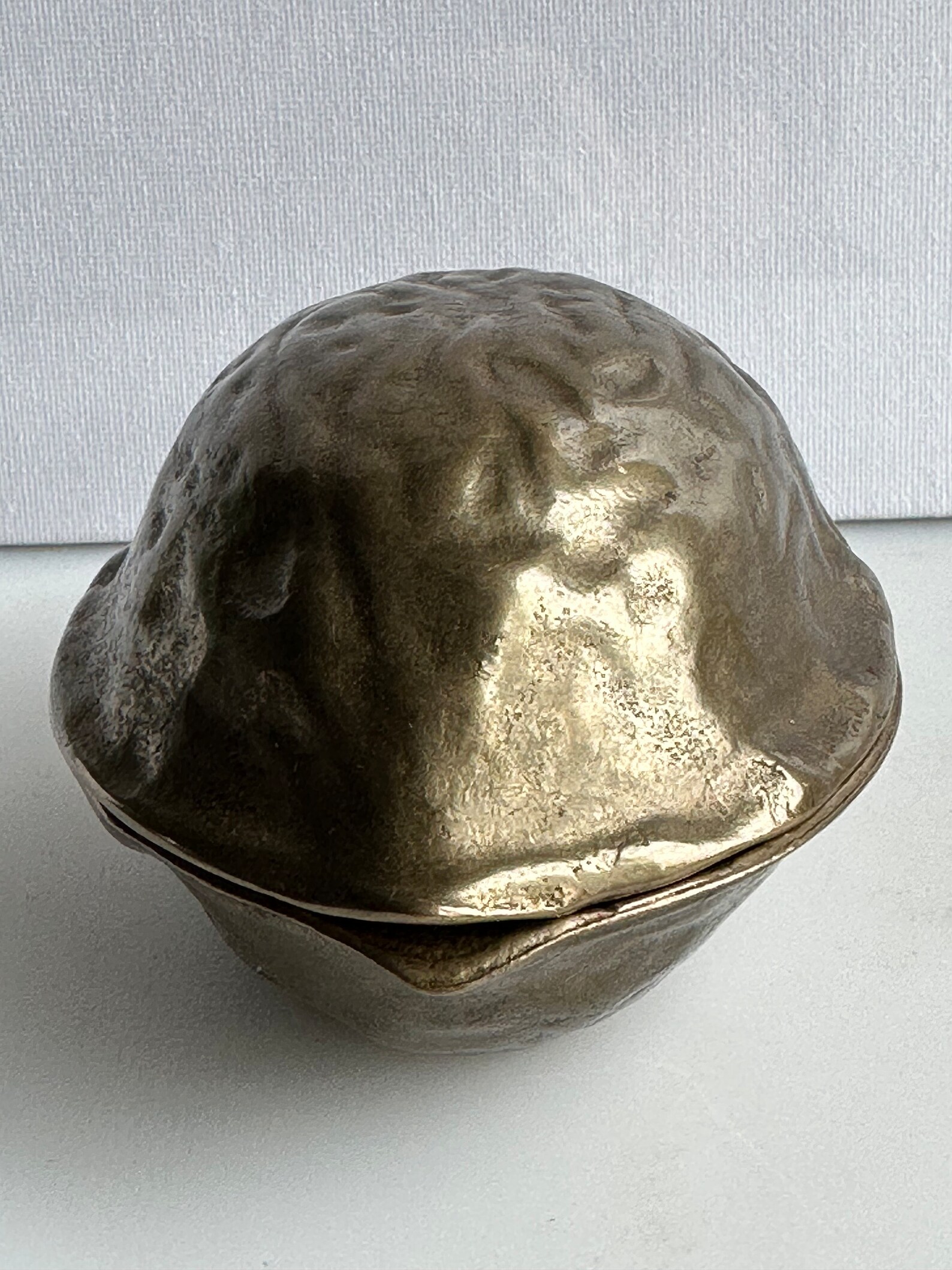 Bronze Vintage Nutcracker in the Shape of a Large Walnut - Etsy