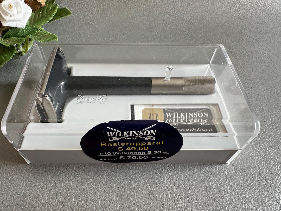 Vtg Wilkinson Sword Sticky – a Safety Razor for Wet Shaving With Two ...