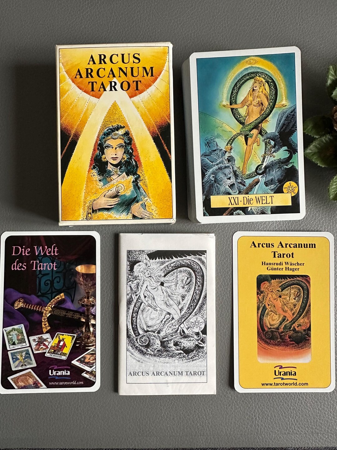 Arcus Arcanum Tarot Cards Vintage Cards 1986 Hansrudi Wascher Gunther ...