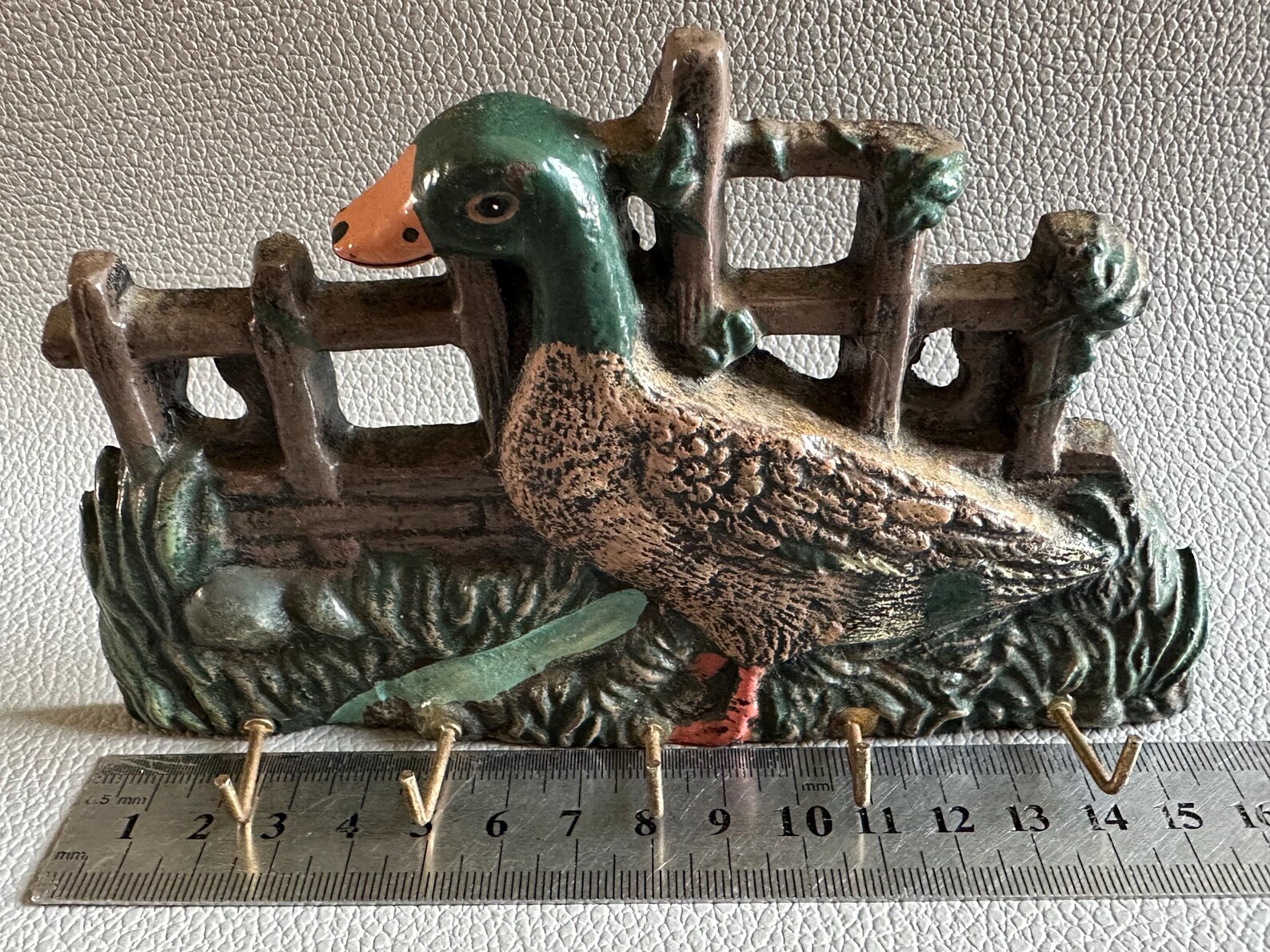 Vintage Cast Iron Coat Rack With Duck Hooks. Cast Iron Coat Rack for ...