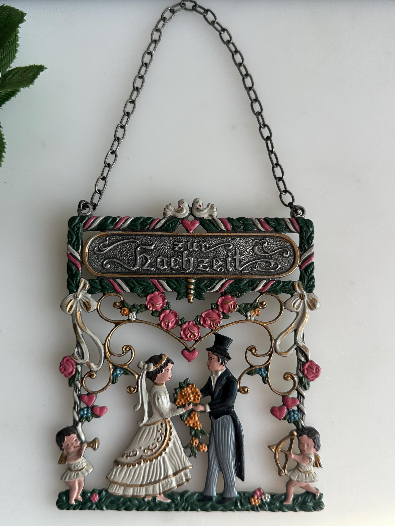Vintage Tin Picture for Wedding German Decor - Etsy