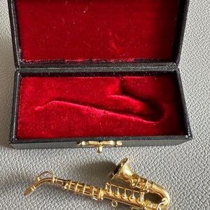 Miniature Musical Instrument Saxophone - Etsy