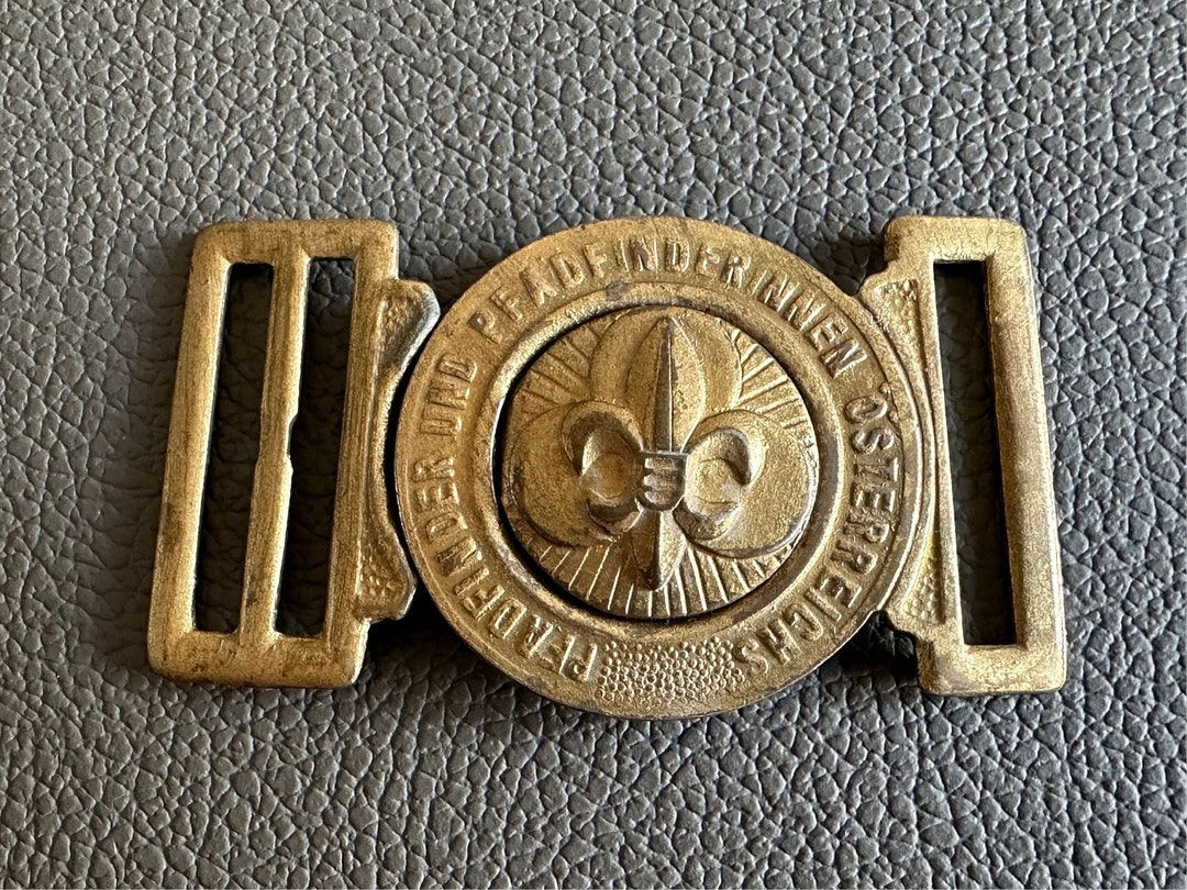 Vintage Austrian Boy Scout Belt Buckle - Etsy