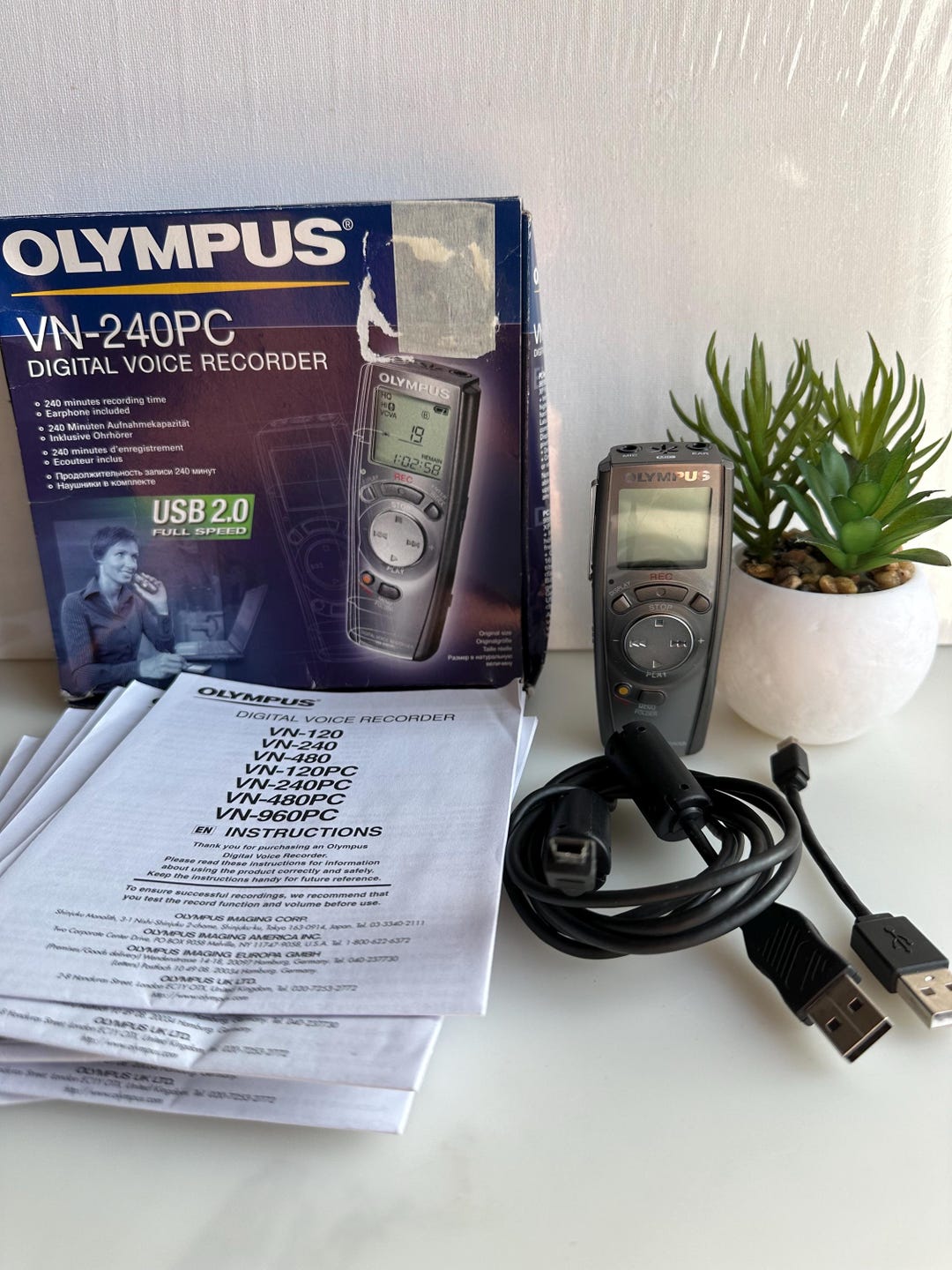 Digital Voice Recorder Olympus VN-240PC - Etsy