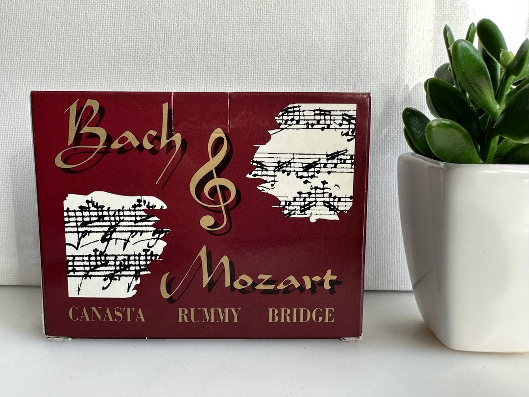 Playing Cards Double Deck 2x55 Bach Mozart - Etsy