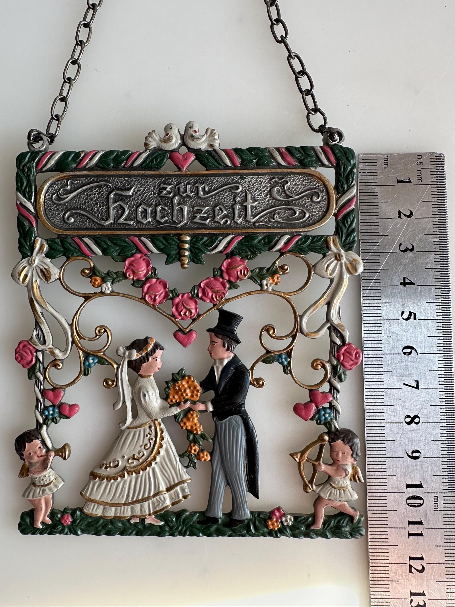 Vintage Tin Picture for Wedding German Decor - Etsy