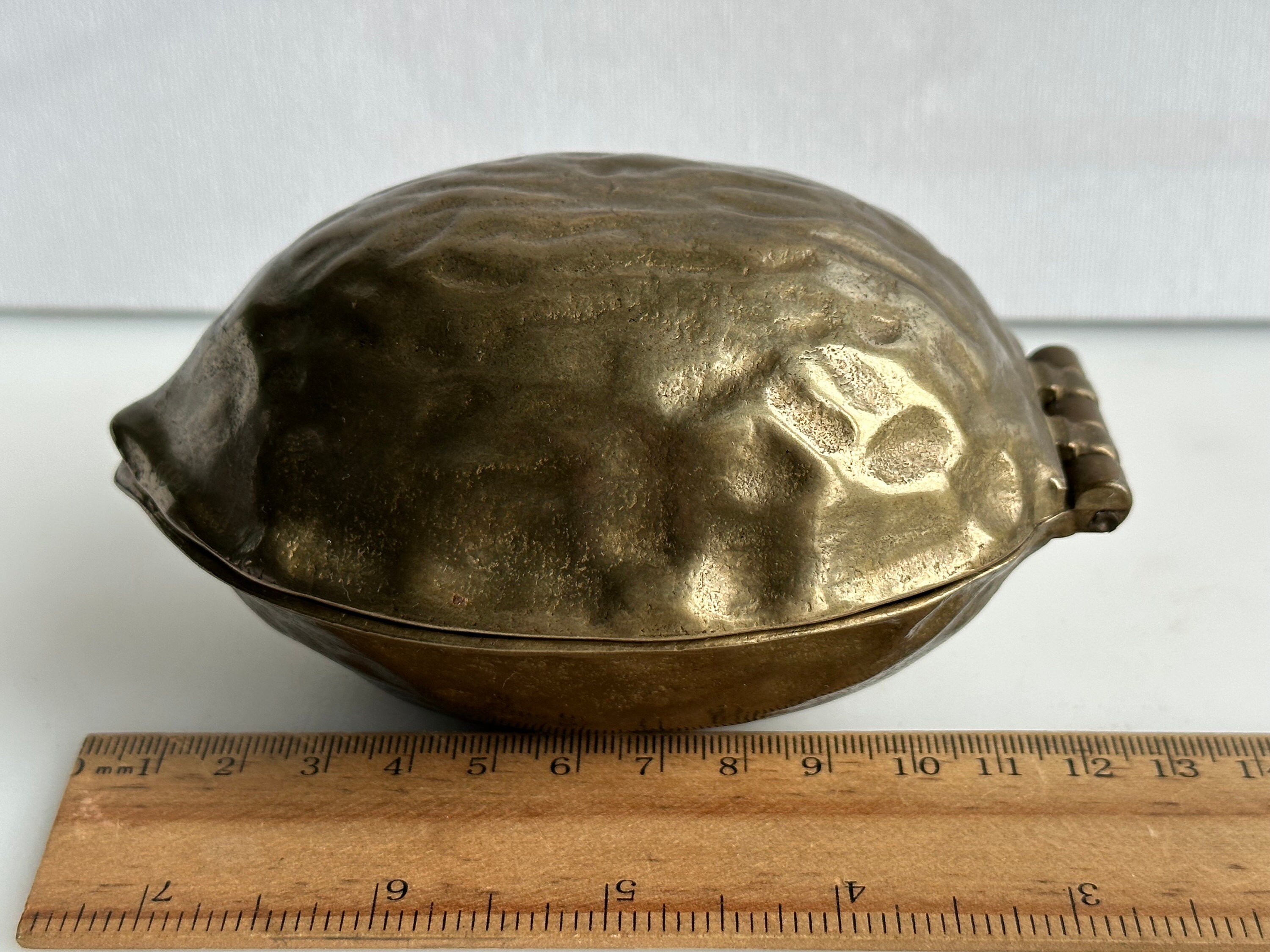 Bronze Vintage Nutcracker in the Shape of a Large Walnut - Etsy