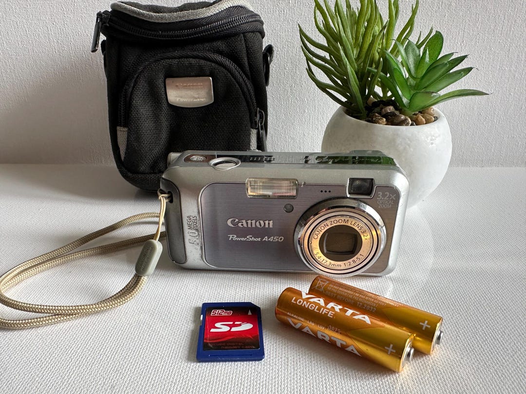 Digital Camera Canon Powershot A450 5.0 MP - Etsy