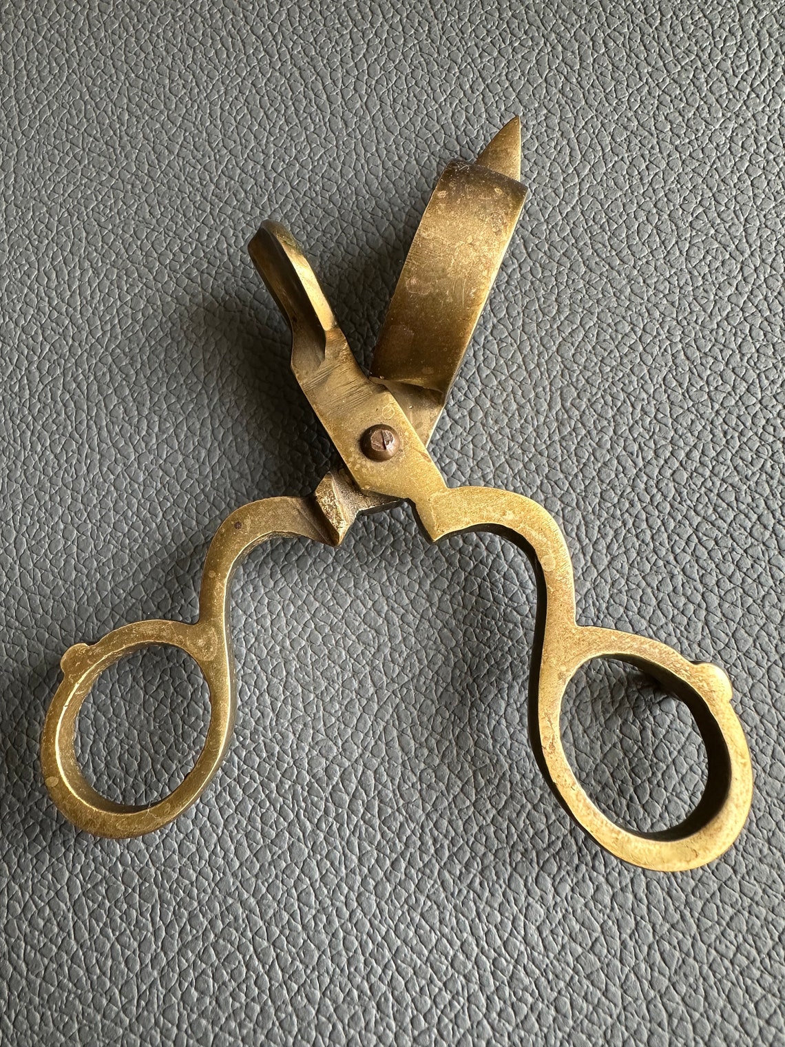 Vintage Brass Candle Trimmer Scissors for Candle Wick - Etsy