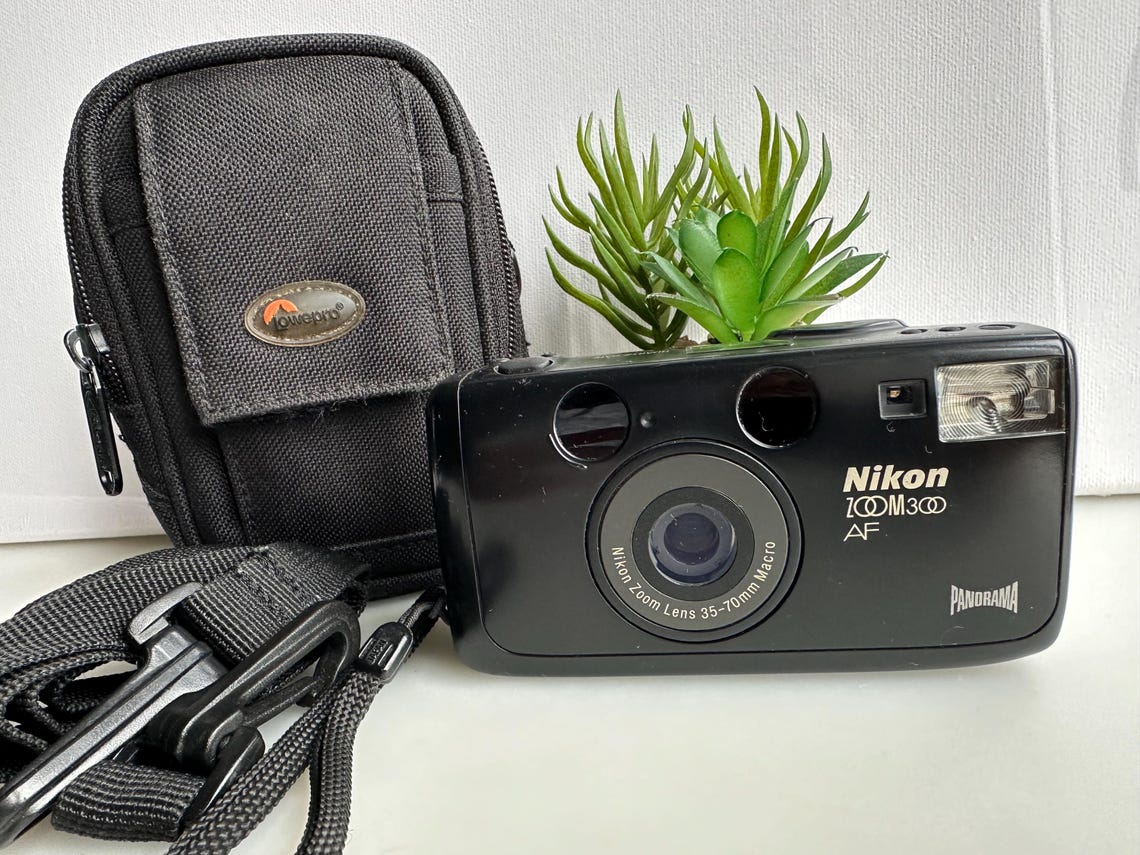 Nikon ZOOM 300 AF Panorama 35mm Point and Shoot Film Camera - Etsy