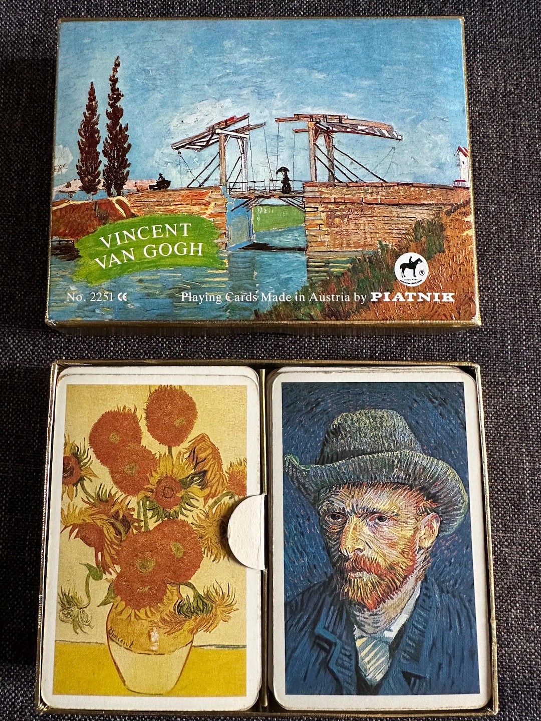 Collectible Cards "vincent Van Gogh", Piatnik Austria 2x 54 Sheets - Etsy