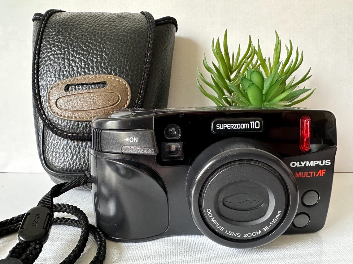 Olympus Super Zoom 110 Multi AF 35mm Point and Shoot Film Camera - Etsy