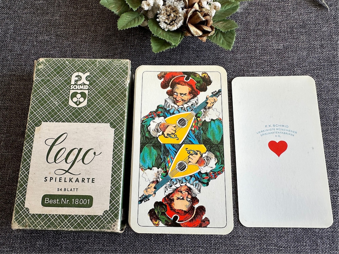 Vintage Game Cards F.X Schmid Cego Tarock 18001 - Etsy