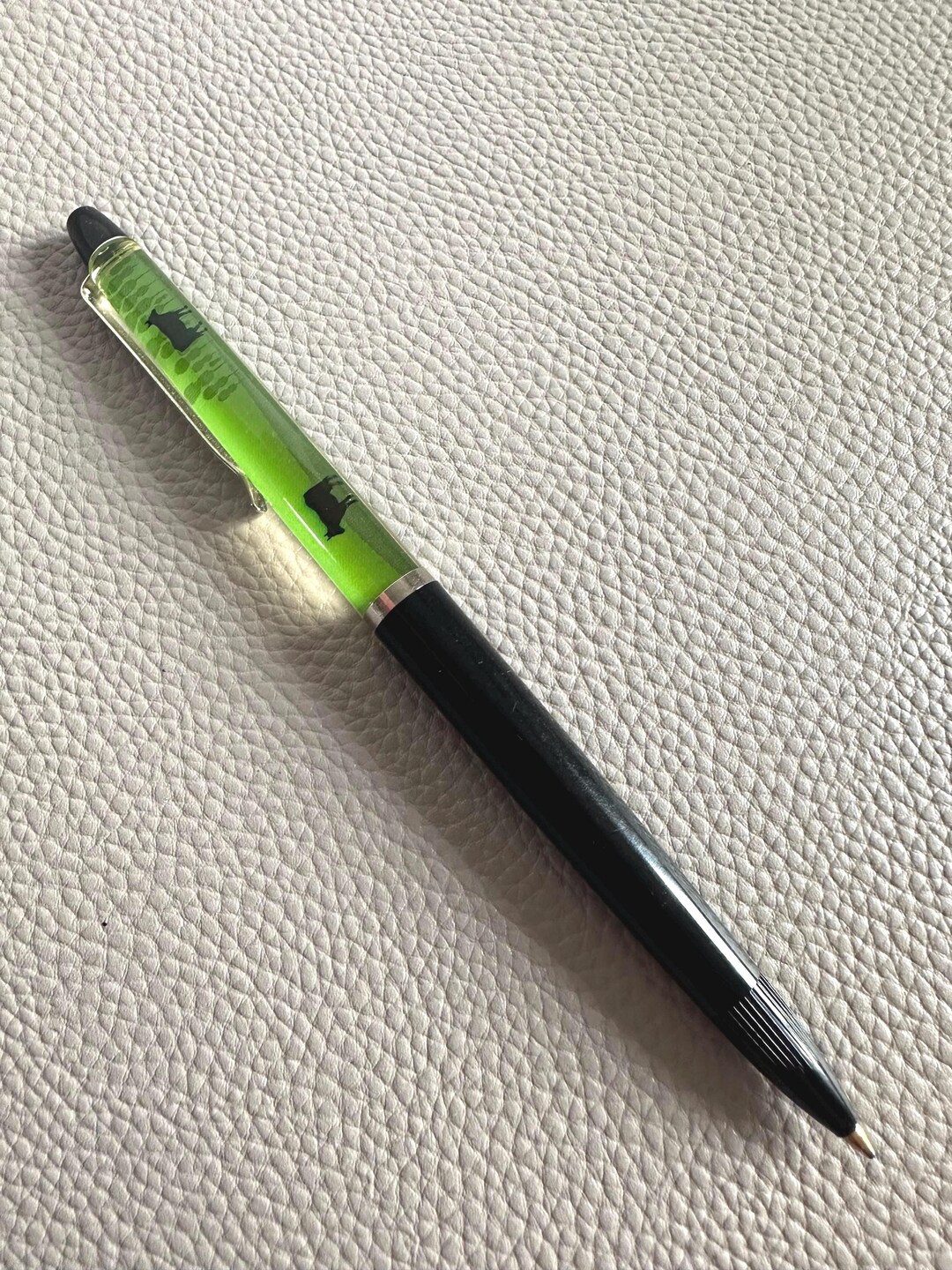 A Vintage Pen With Floating Cows, an Anti-stress Ballpoint Pen, Made in ...