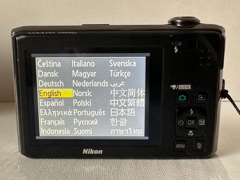 Nikon Coolpix S1000pj 12.1 MP Digital Camera Projector - Etsy