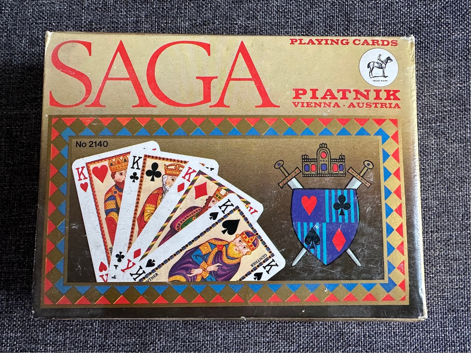 Playing Cards Double Deck 2x55 SAGA PIATNIK Austria - Etsy