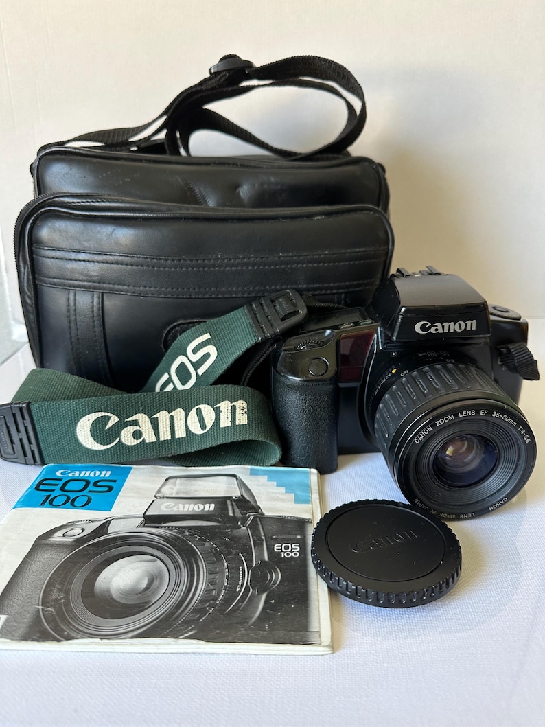 Analog Film SLR Camera Canon EOS 100 With Lens - Etsy