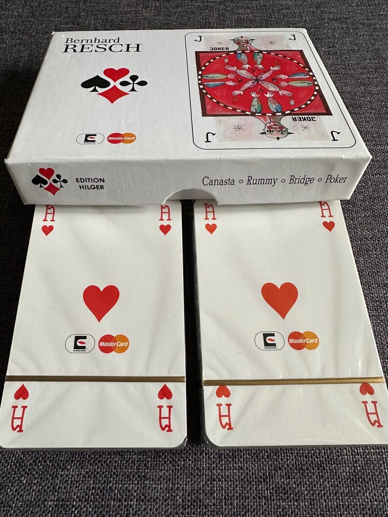 Playing Cards Hilger Edition Designed by Bernhard Resch - Etsy