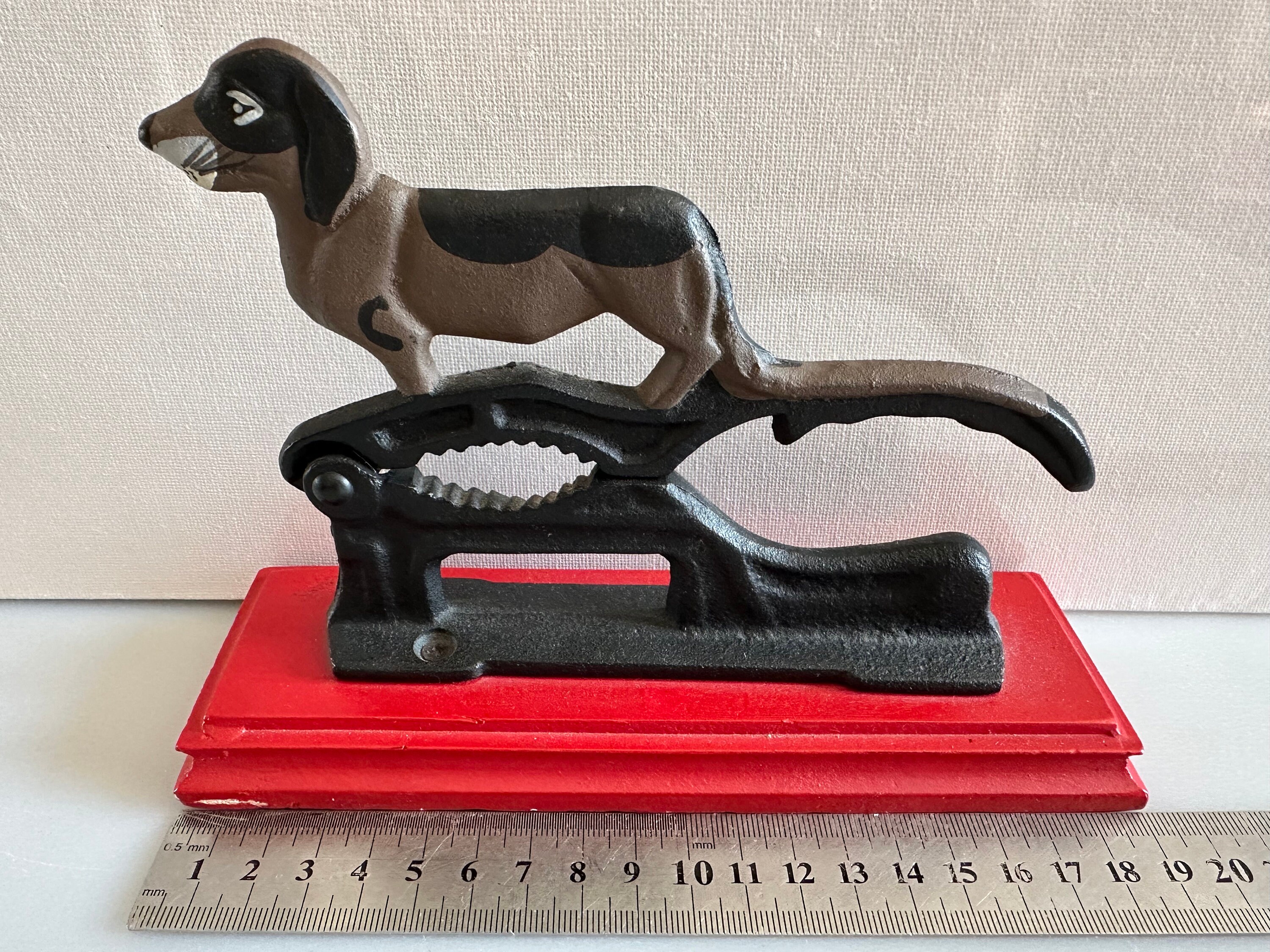 Vintage Cast Iron Nut Cracker in the Shape of a Dog - Etsy