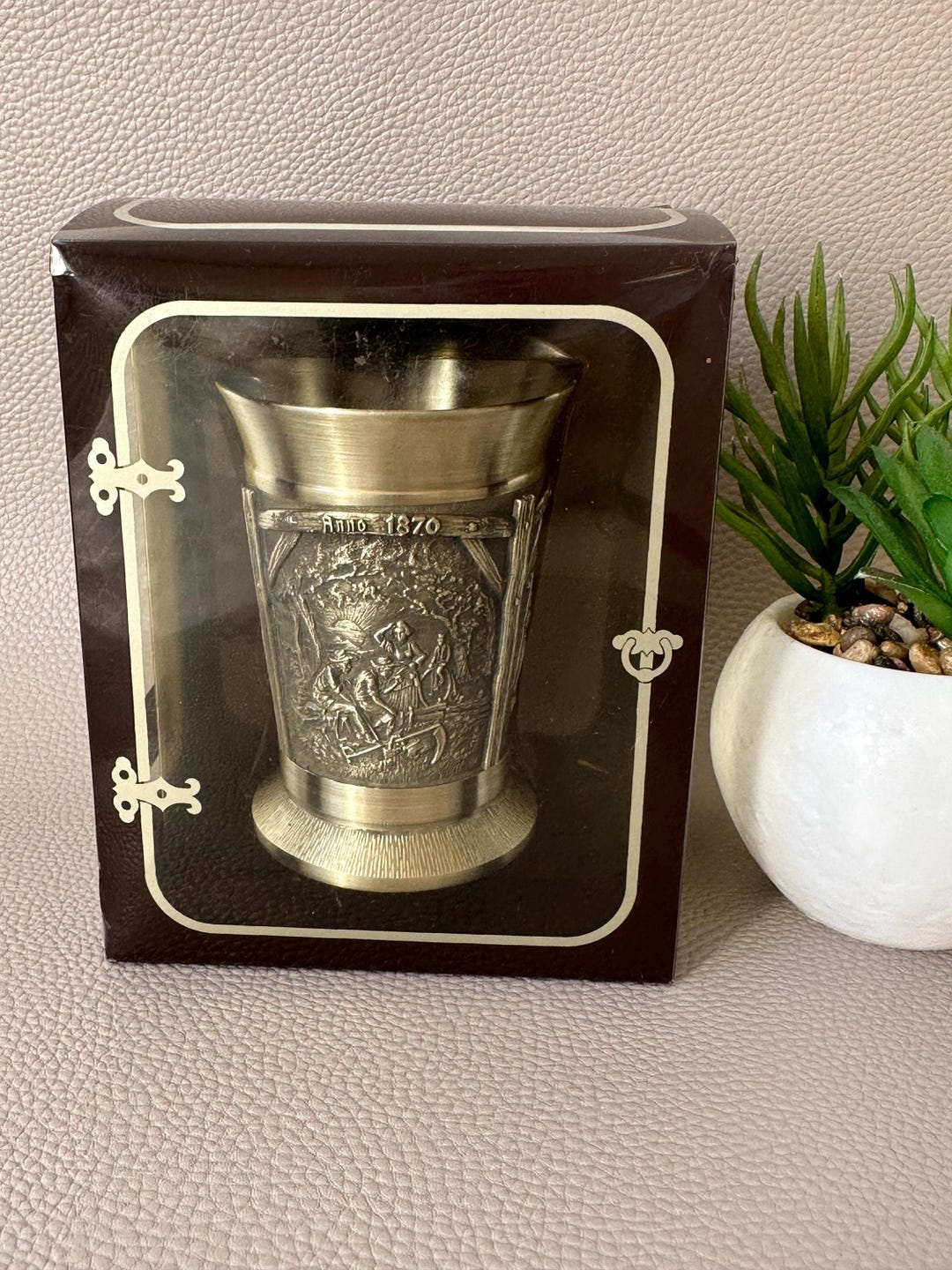 Vintage Collectible Glass With Embossing Germany - Etsy