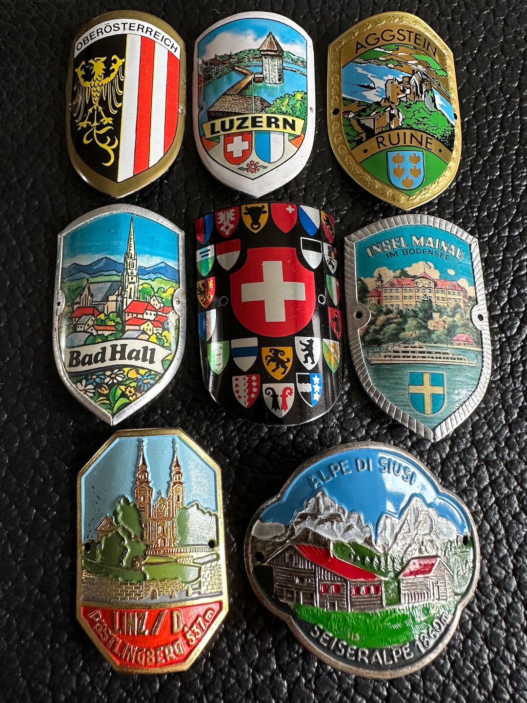 Vintage Travel Souvenir Signs, Tourism, Set of 8 - Etsy