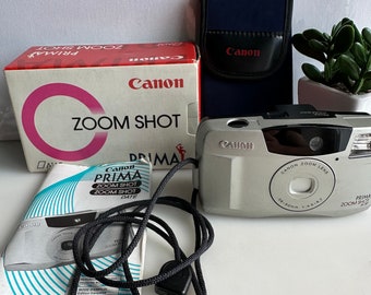 Canon Prima Zoom Shot Retro Film Camera From the 90s for 35mm Film ...