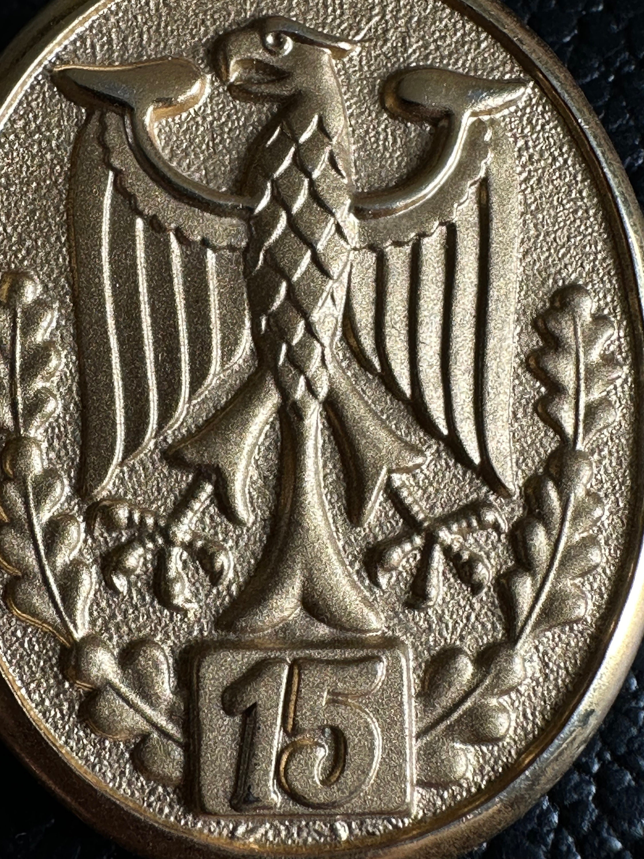 Badge eagle for Outstanding Military Service in the Bundeswehr, 15 ...