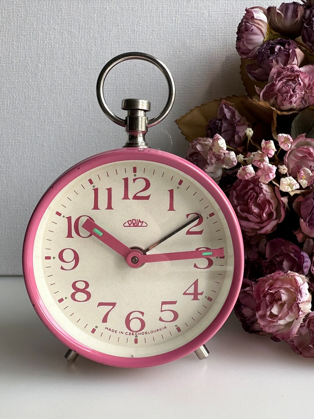 Vintage Mechanical Alarm Clock Prim Czechoslovakia - Etsy