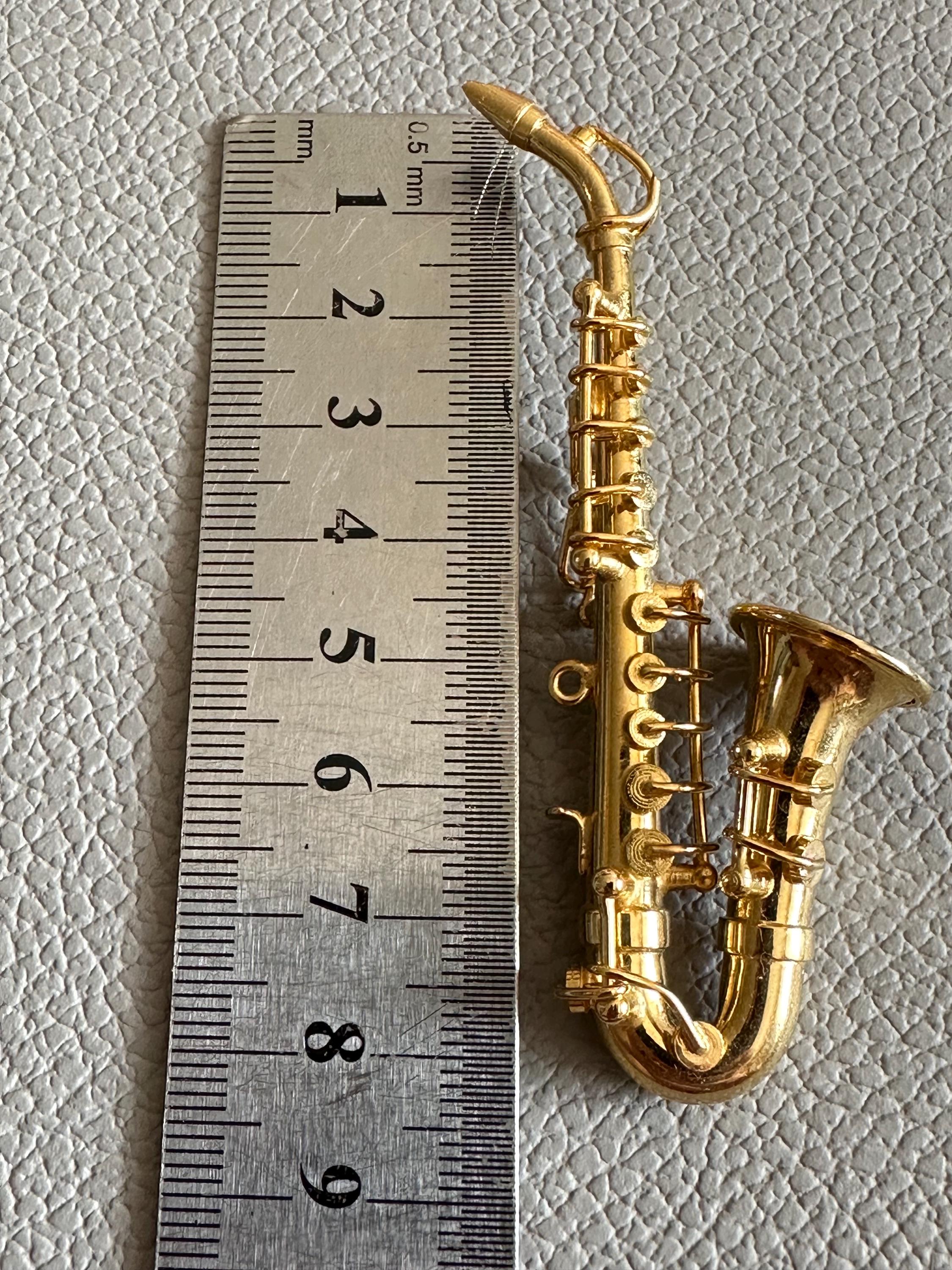 Miniature Musical Instrument Saxophone - Etsy