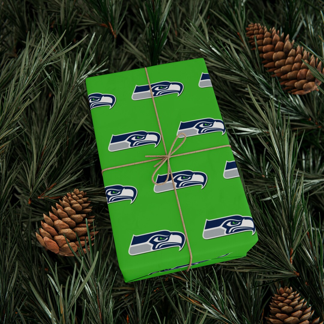 NFL Seattle Seahawks Christmas Wrapping Paper Soar With - Etsy