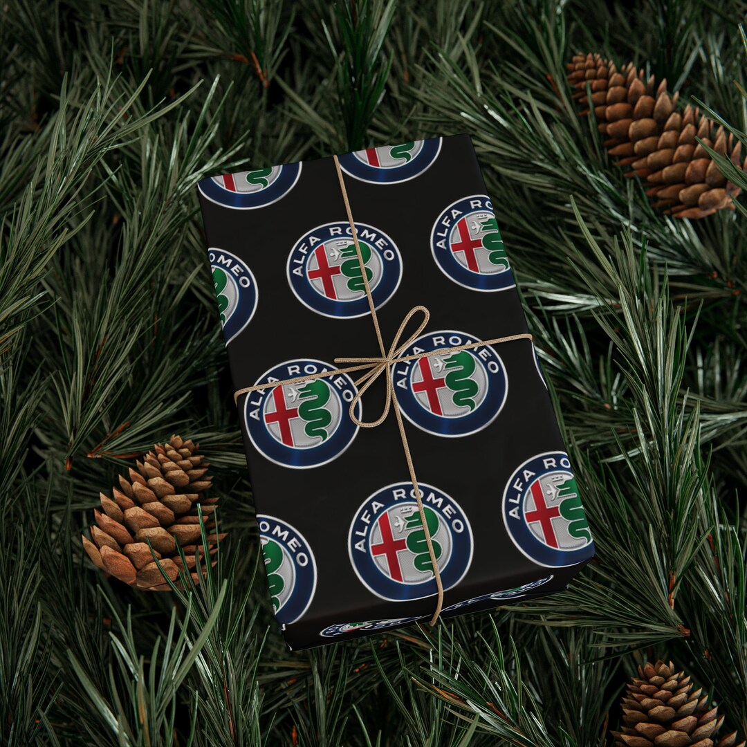 Alfa Romeo Logo Christmas Wrapping Paper Unleash Italian - Etsy