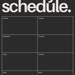 Weekly Schedule Digital Download - Etsy