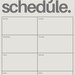 Weekly Schedule Digital Download - Etsy