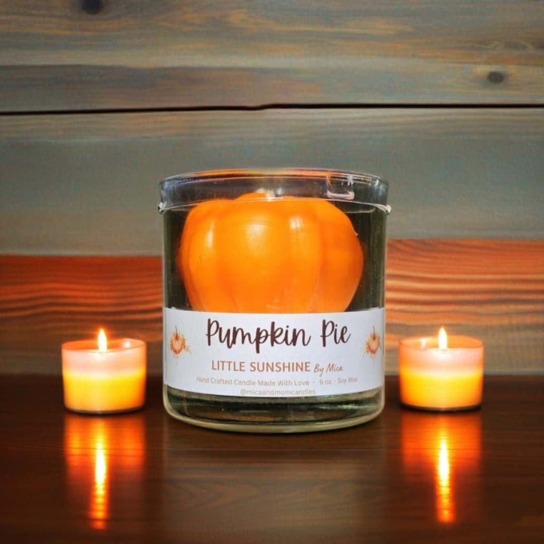 Pumpkin Pie Candle - Autumn's Sweet Symphony - Etsy