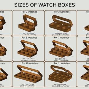 Custom Engraved Wooden Watch Case for Men - Holds up to 12 Watches ...