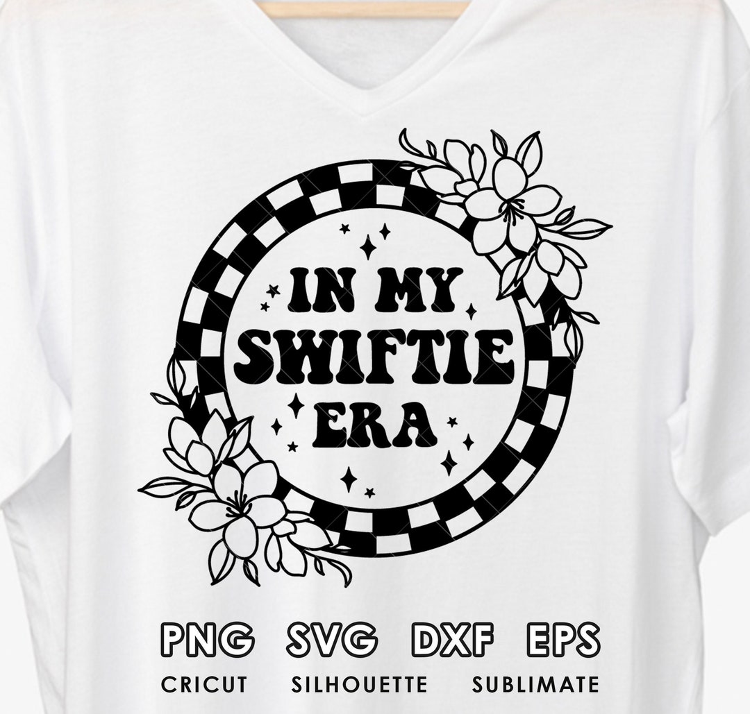 Swiftie Svg in My Swiftie Era Svg Png Checkered Flowers - Etsy Australia