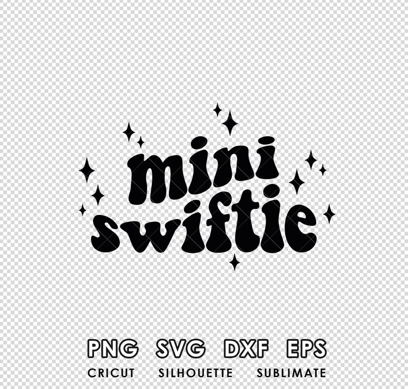 Mini Swiftie Svg Pngin My Swiftie Era Svg Wavy Letters - Etsy