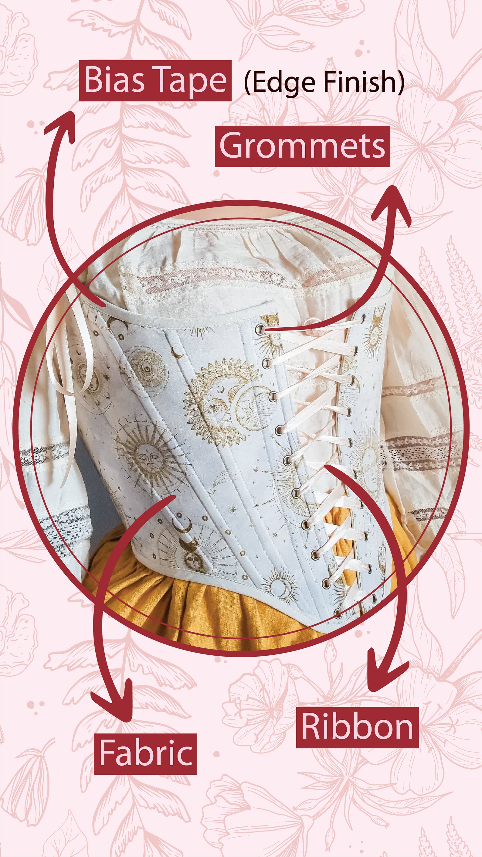 Custom Front+back Lace Renaissance Corset | Cottagecore Bodice | 18th ...