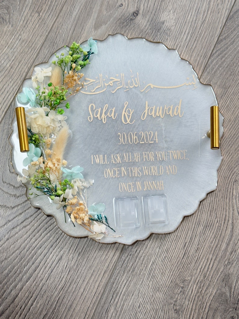 Nikkah / Wedding Ring Plate - Etsy