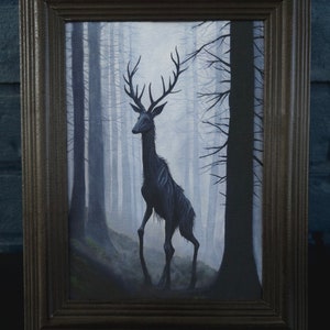 Forest Guardian Giclée Art Print, Cryptid Art, Spooky Cottagecore ...