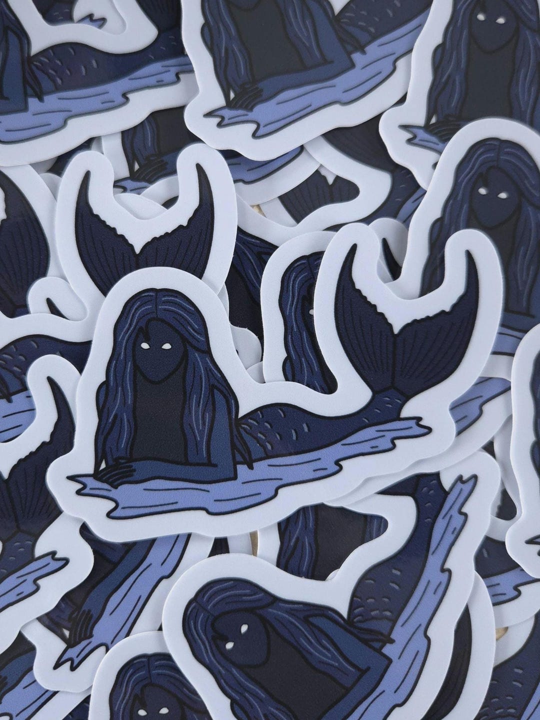 The Temptress Siren Sticker, Mermaid, Cryptid, Witchy Art, Waterproof ...