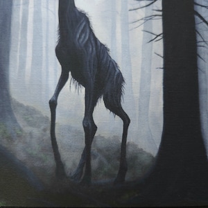 Forest Guardian Giclée Art Print, Cryptid Art, Spooky Cottagecore ...