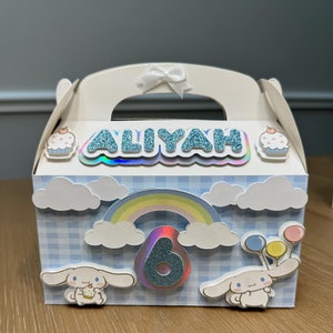 Cinnamoroll Party Favor Boxes | Cinnamoroll Gable Boxes | Cinnamoroll ...