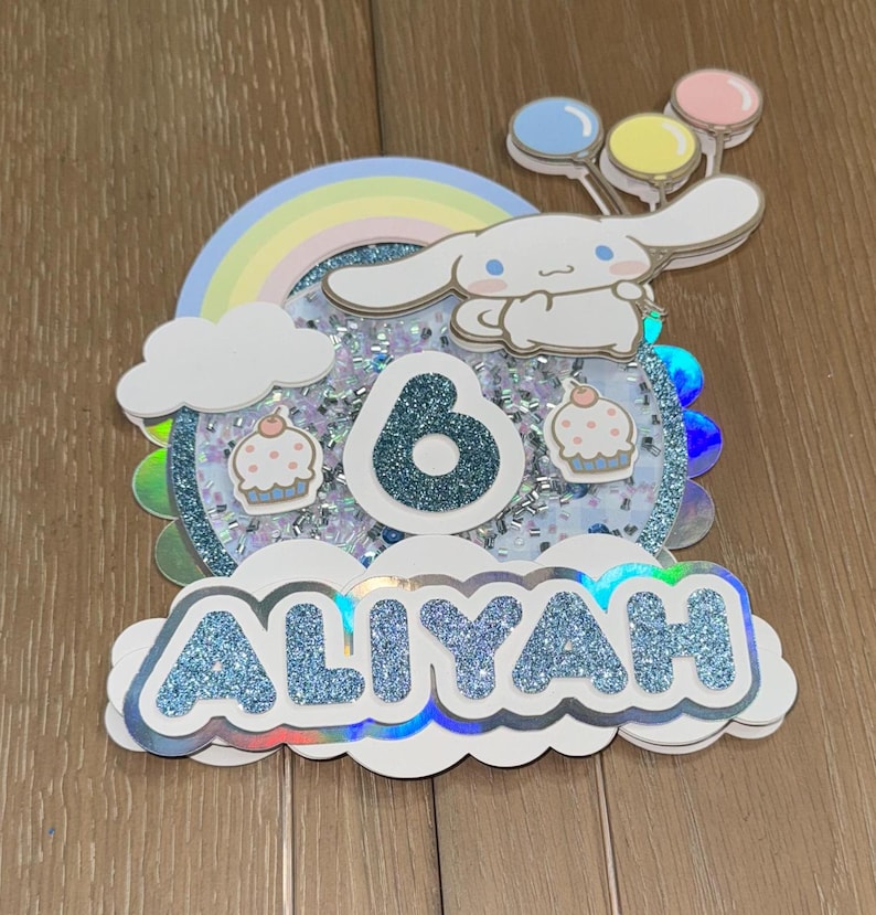 Cinnamoroll Cake Topper - Etsy