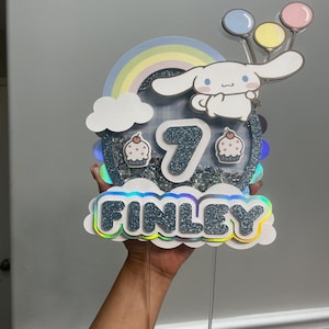 Cinnamoroll Cake Topper - Etsy