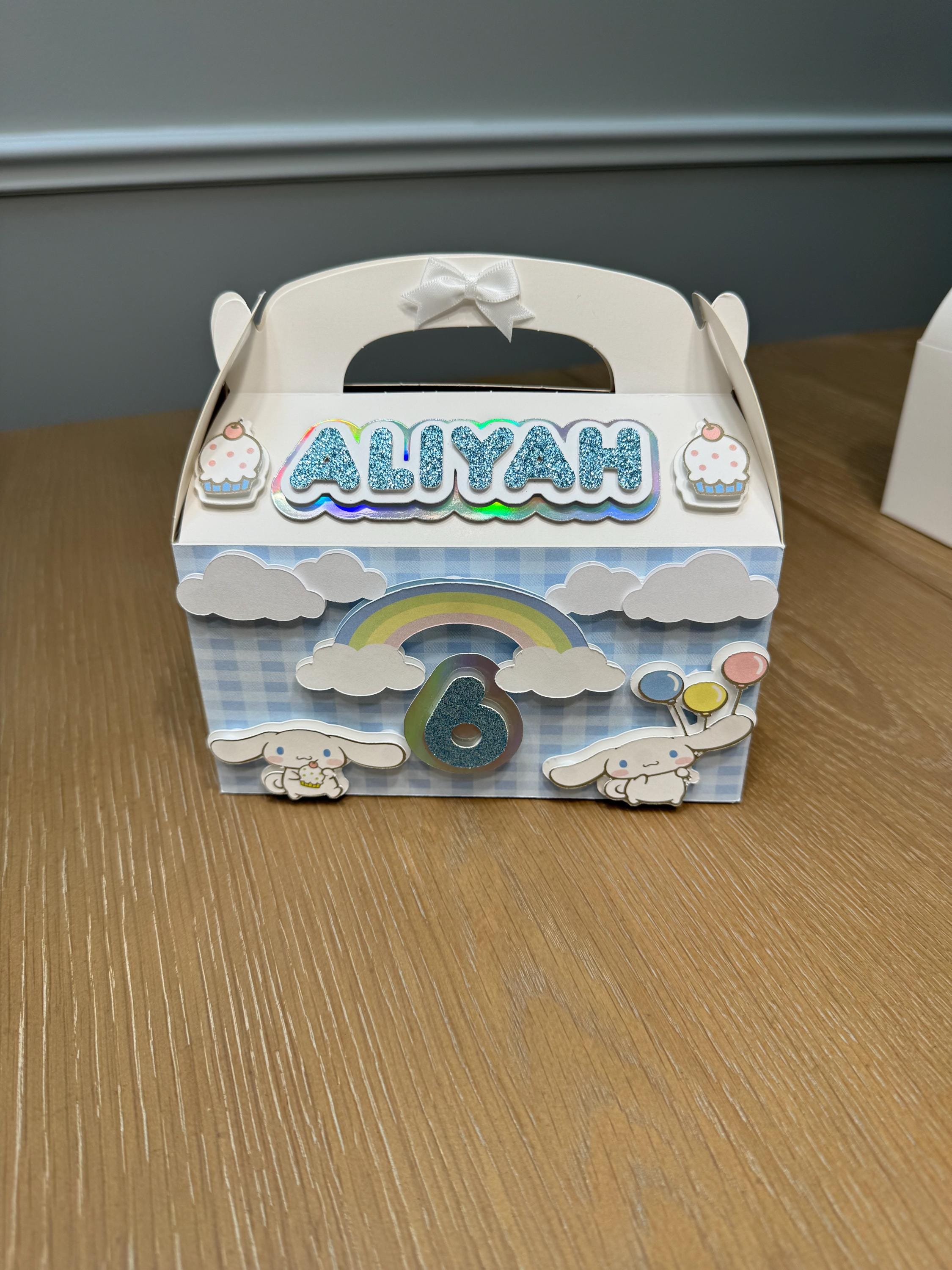 Personalized Cinnamoroll Gable Box | Sanrio Party Favor - Etsy
