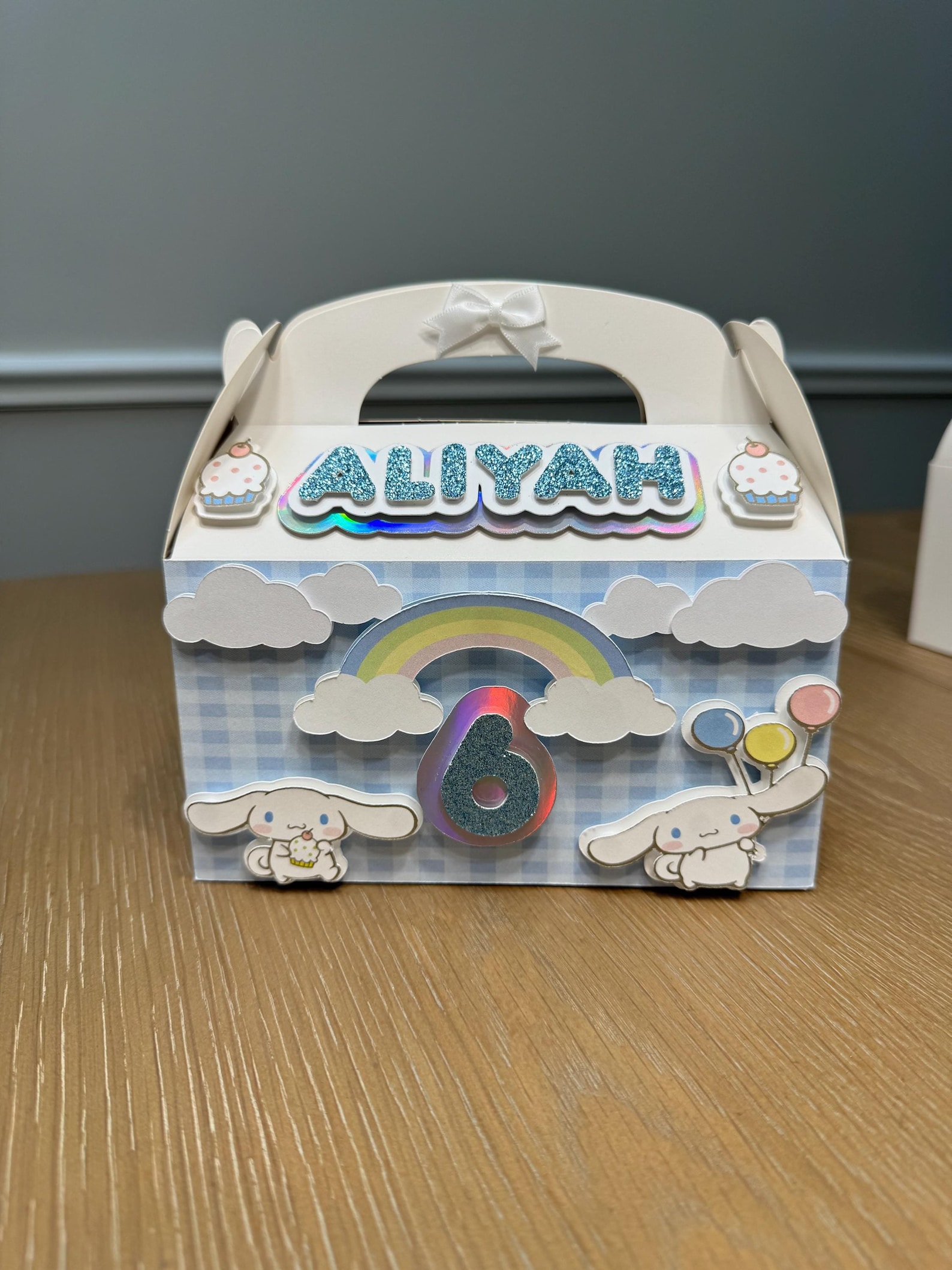 Personalized Cinnamoroll Gable Box | Sanrio Party Favor - Etsy