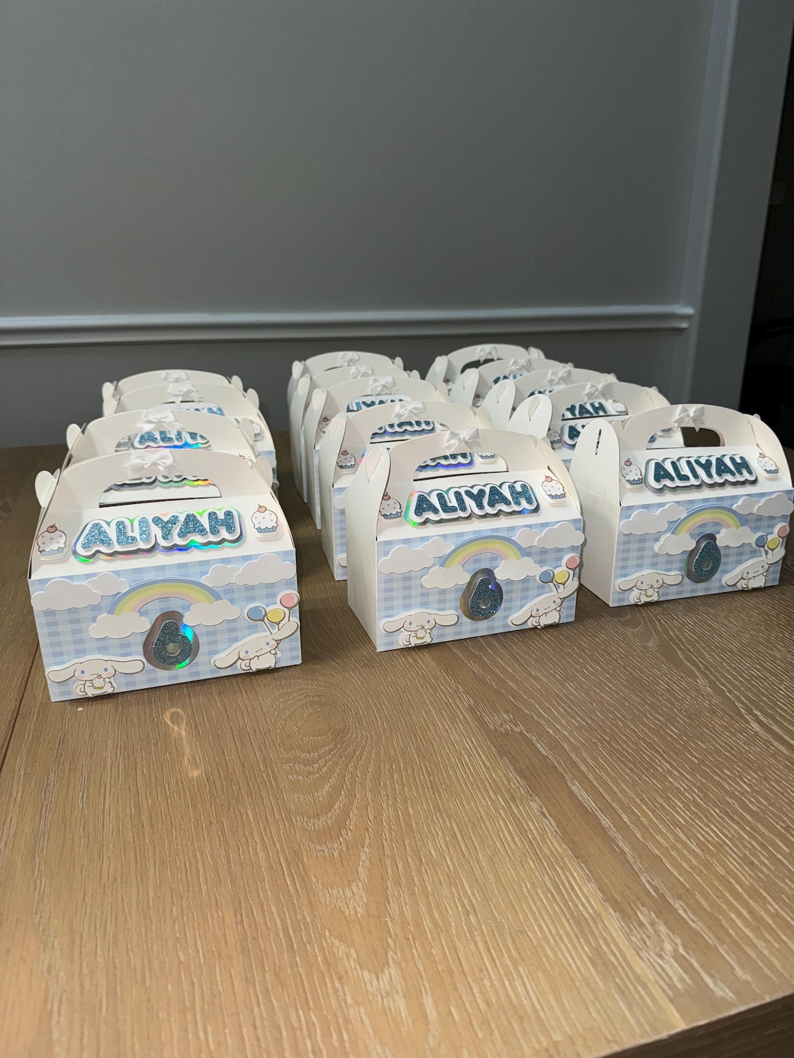 Cinnamoroll Party Favor Boxes | Cinnamoroll Gable Boxes | Cinnamoroll ...