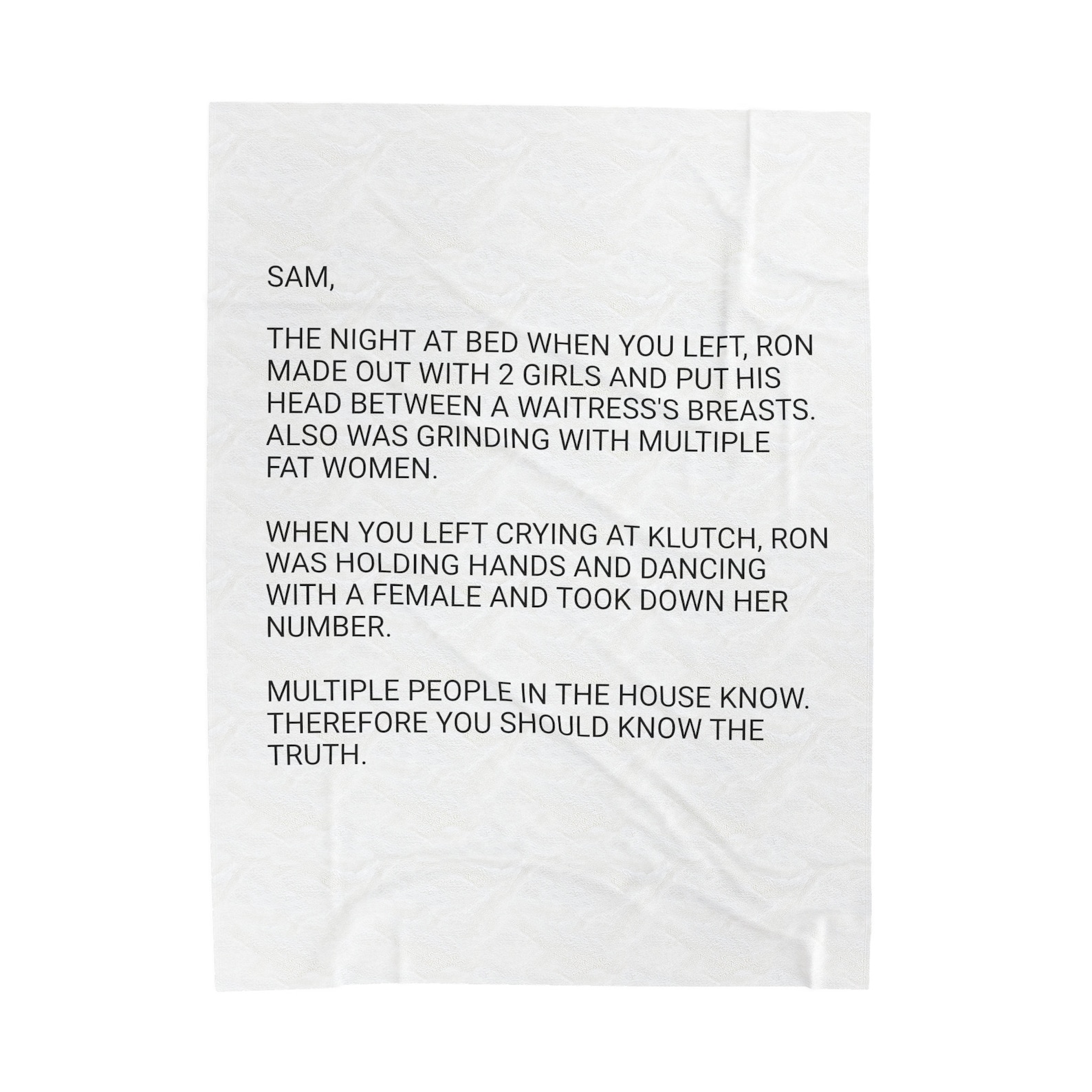 Jersey Shore the Note Velveteen Plush Blanket - Etsy