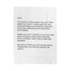 Jersey Shore the Note Velveteen Plush Blanket - Etsy